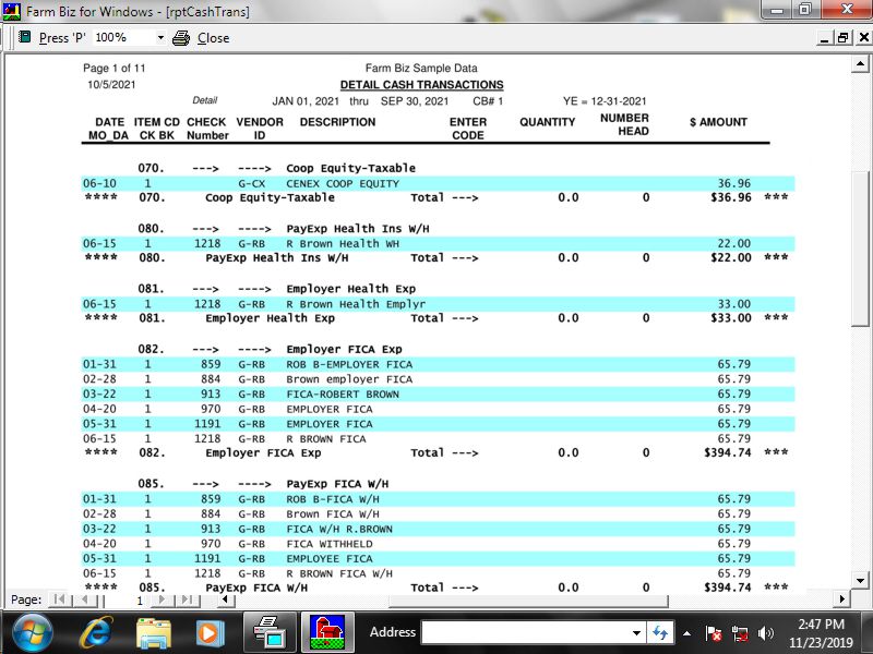 Farm Biz Farm and Ranch Agricultural Software | Ultra Farm All Versions ...